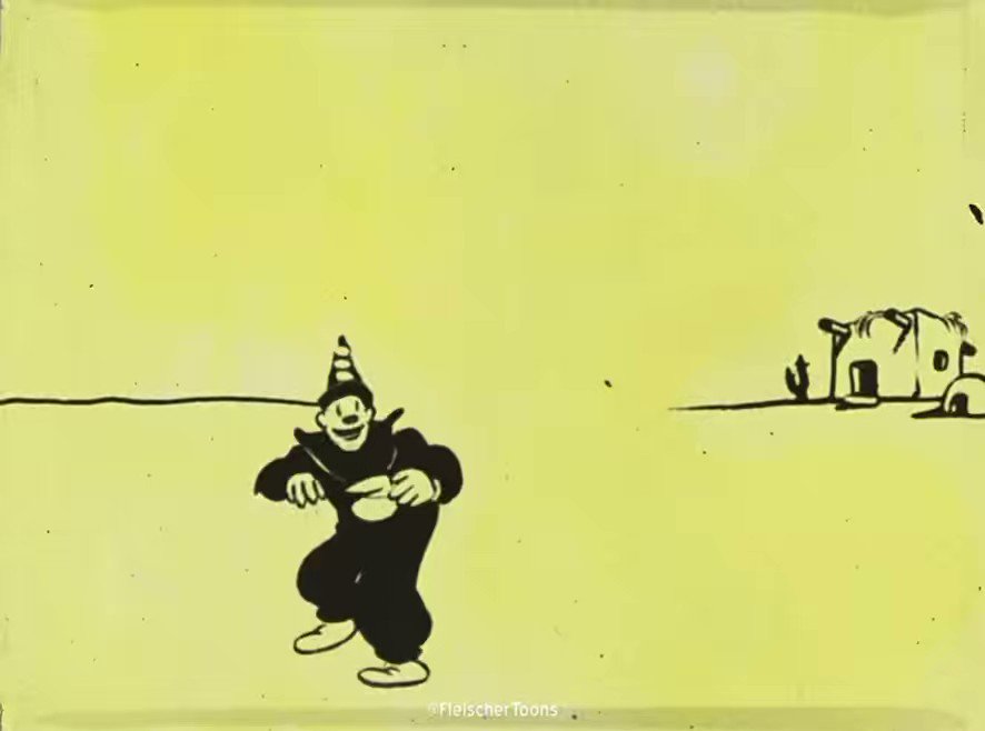 Fabulous Fleischer Cartoons Restored! on Twitter: "🌱Koko & The Beanstalk🌱 . Here’s a new 16mm ...