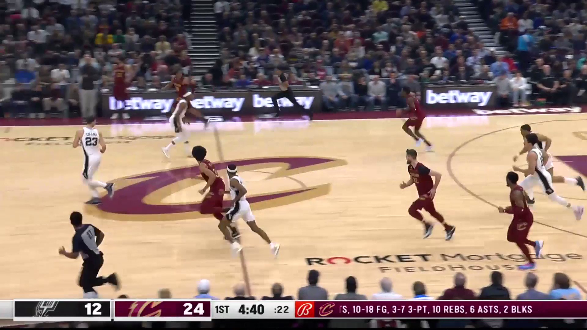 Cleveland Cavaliers on Twitter: "SPIDA! DEEP! IN! THE! ROCK! 🕷️ @spidadmitchell | #LetEmKnow ...