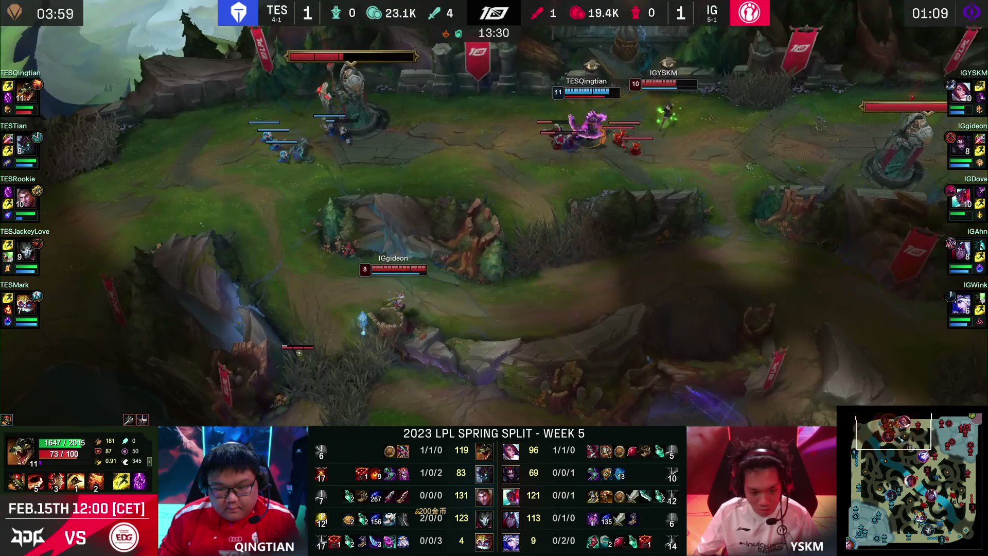 LPL on Twitter: "Qingtian 1v2, gets his 2nd solo kill in this game Qingtian 1v3, gets his 3rd ...