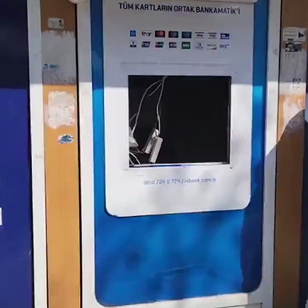 23 DERECE on Twitter: "📌Antakya'da banka ATM'lerinin son hali..."