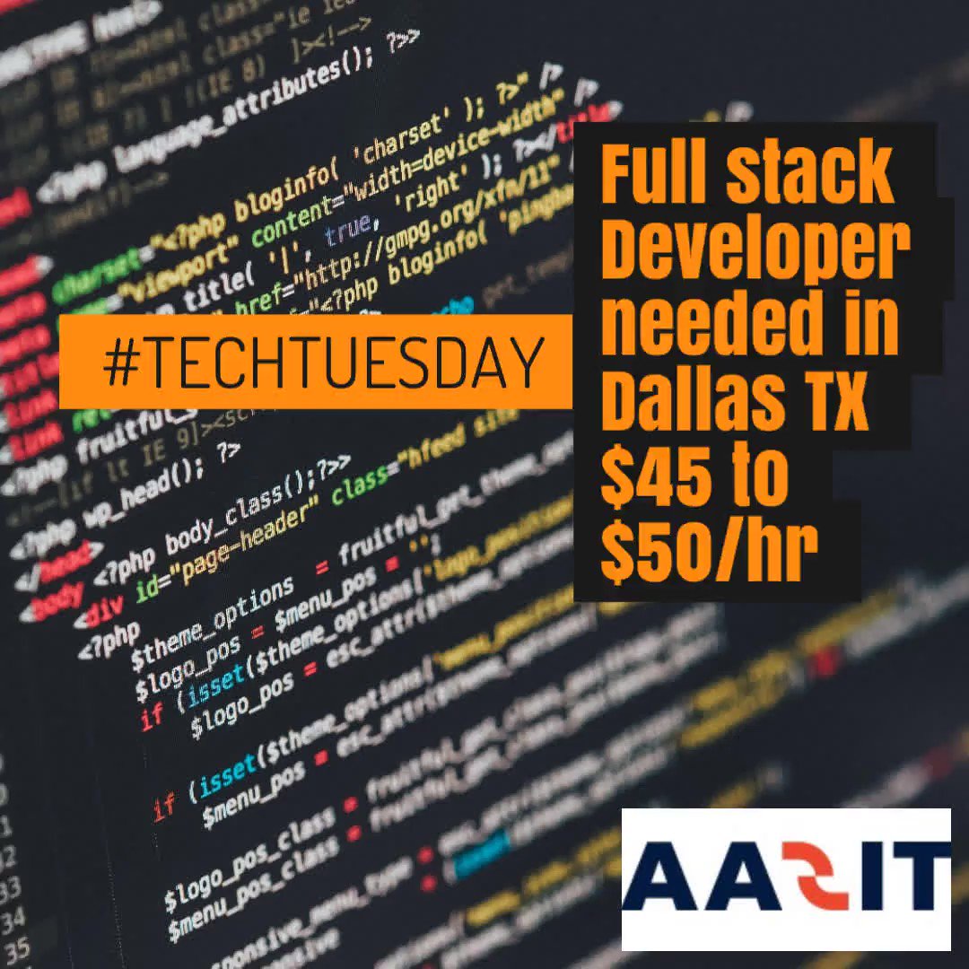FRC Retweets on Twitter: "RT @EricRSanders1: #AA2IT #FullStack #Developer #HTML #JavaScript #CSS ...