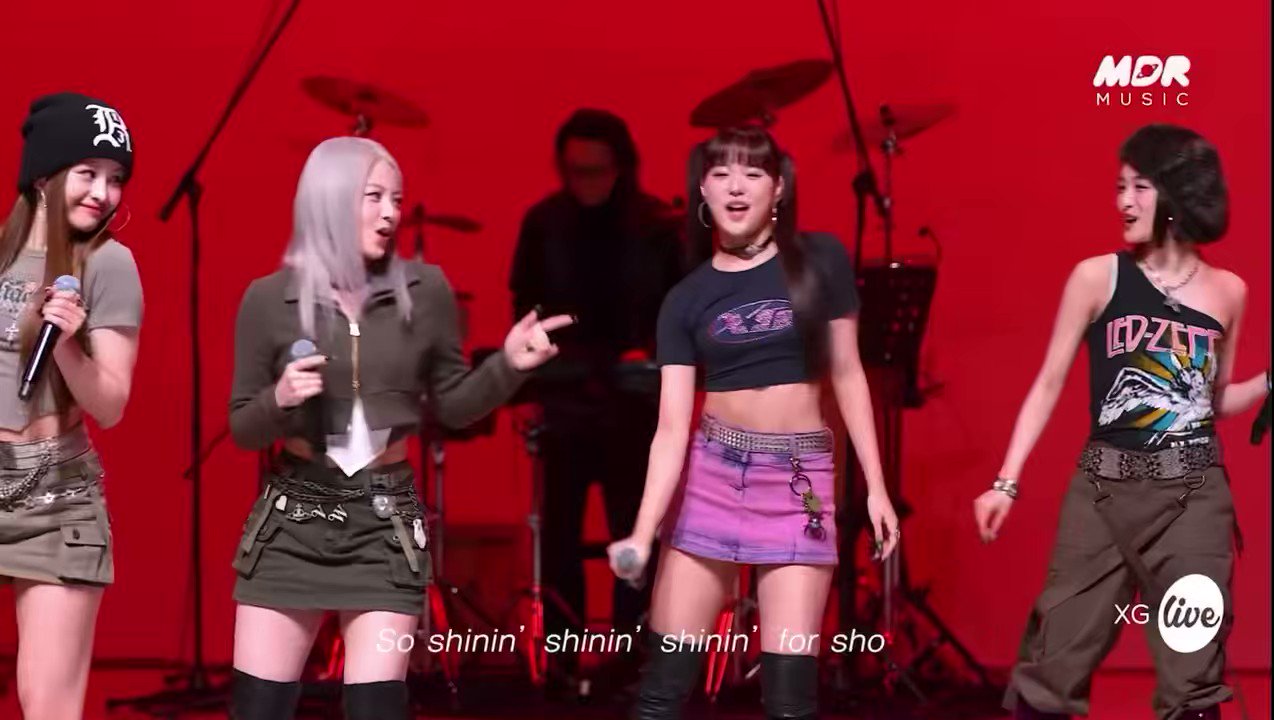 Rudч ☆ on Twitter: "[it's Live] XG - “SHOOTING STAR” Band LIVE Concert ① #XG_SHOOTINGSTAR #XGALX ...