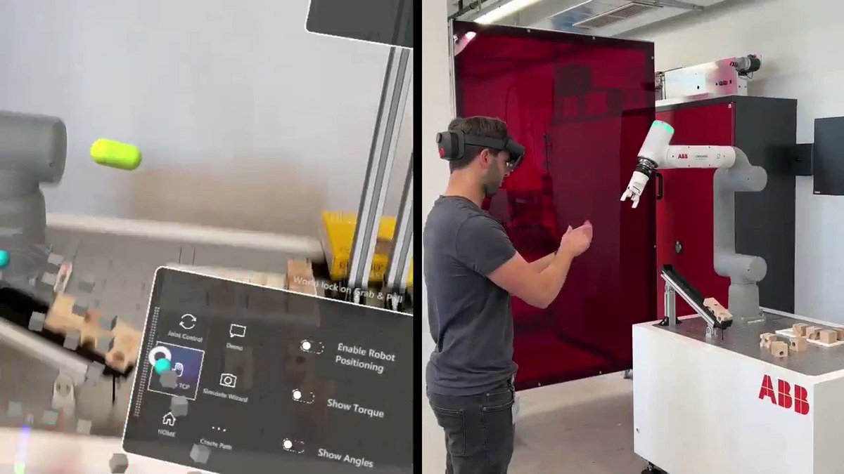 Wevolver on Twitter: ""Playfully" simple robot operation of @ABBRobotics GoFa with @Microsoft ...