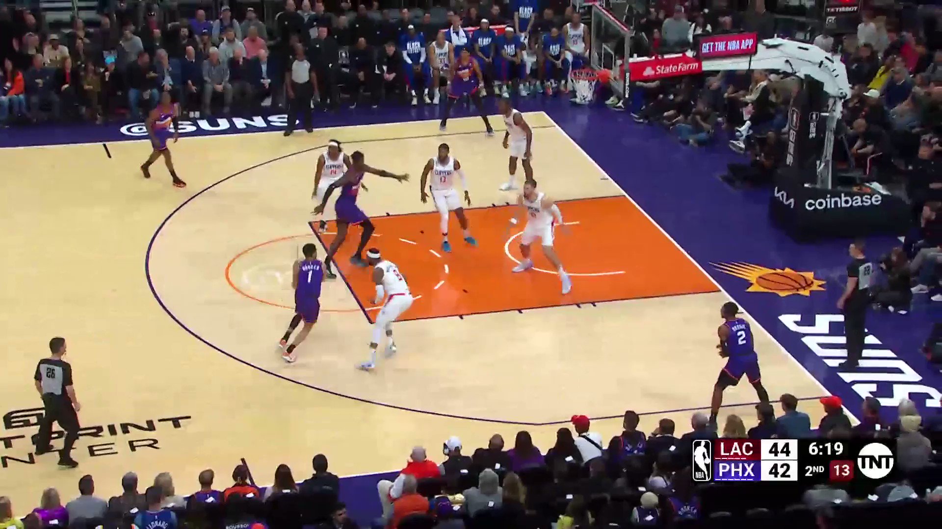 NBA on Twitter: "JOSH OKOGIE IS TAKING OVER ON TNT 🤯 Tie game in Phoenix! https://t.co ...