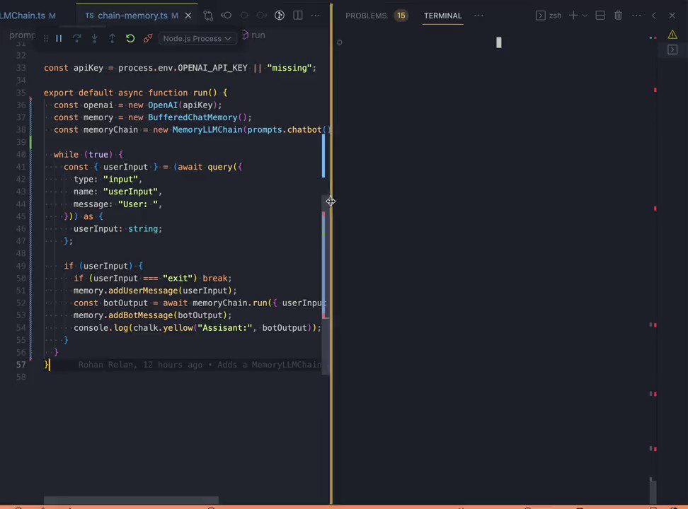 DataChazGPT 🤯 (not a bot) on Twitter: "Now you can build your own #ChatGPT in your terminal in ...