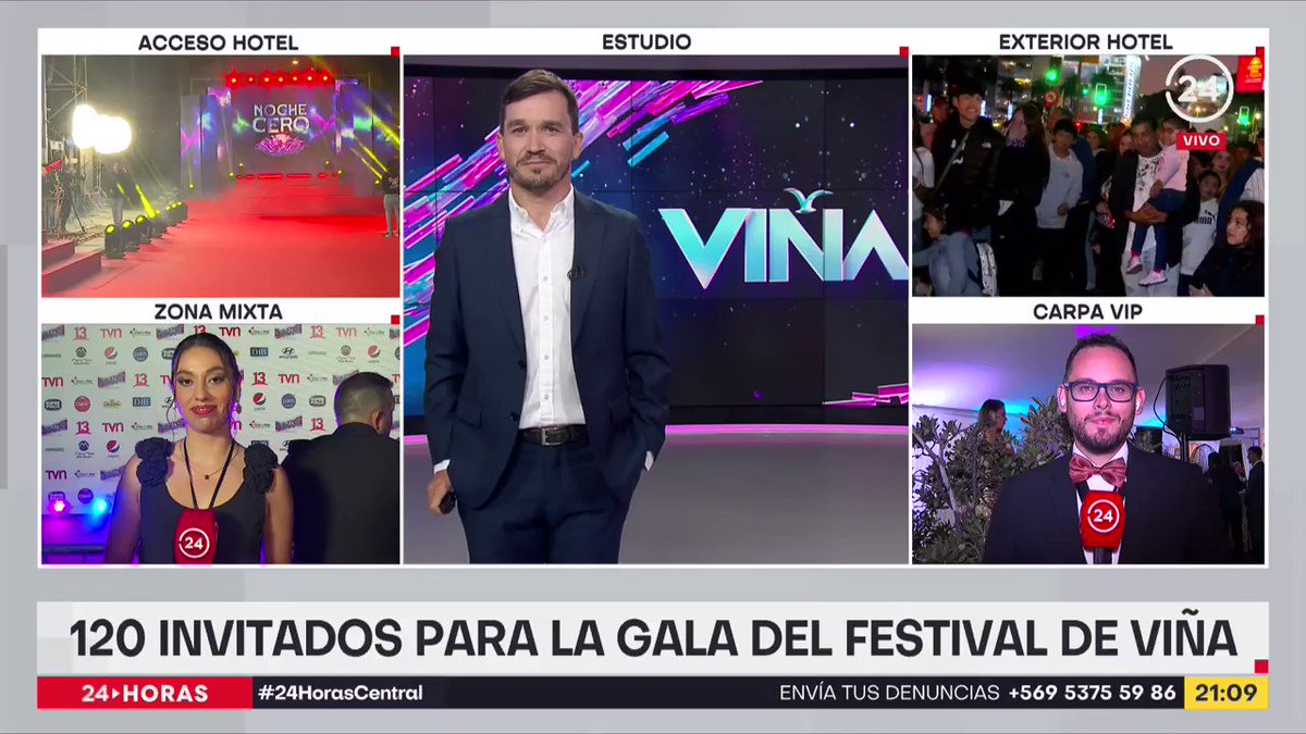 Tvn On Twitter Rt 24horastvn 🕊 24horasenviña 120 Invitados Tiene