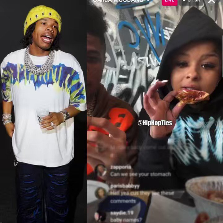 Hip Hop Ties On Twitter Blueface Confronts Chrisean Rock On Live For