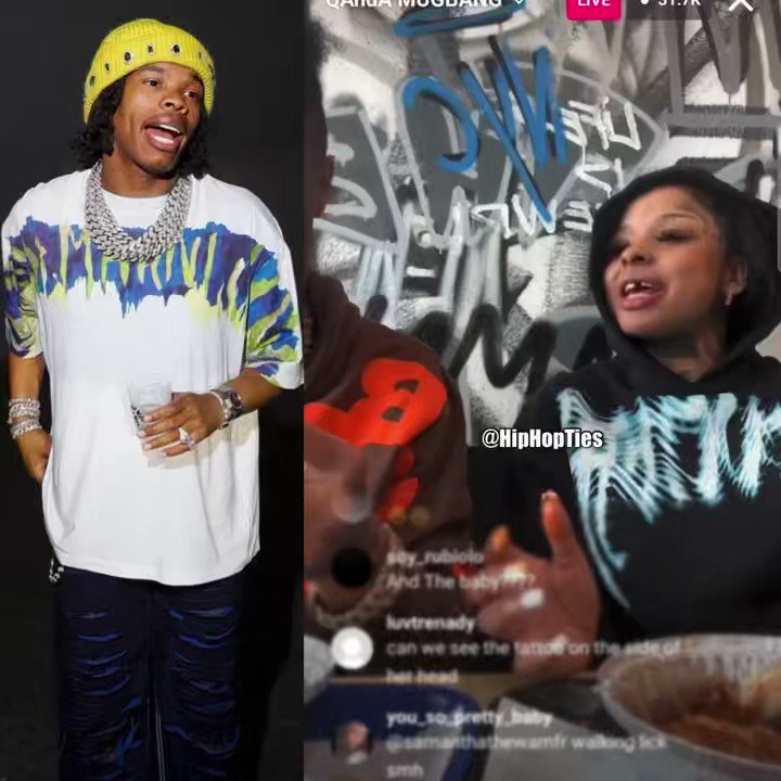 Hip Hop Ties On Twitter Blueface Confronts Chrisean Rock On Live For