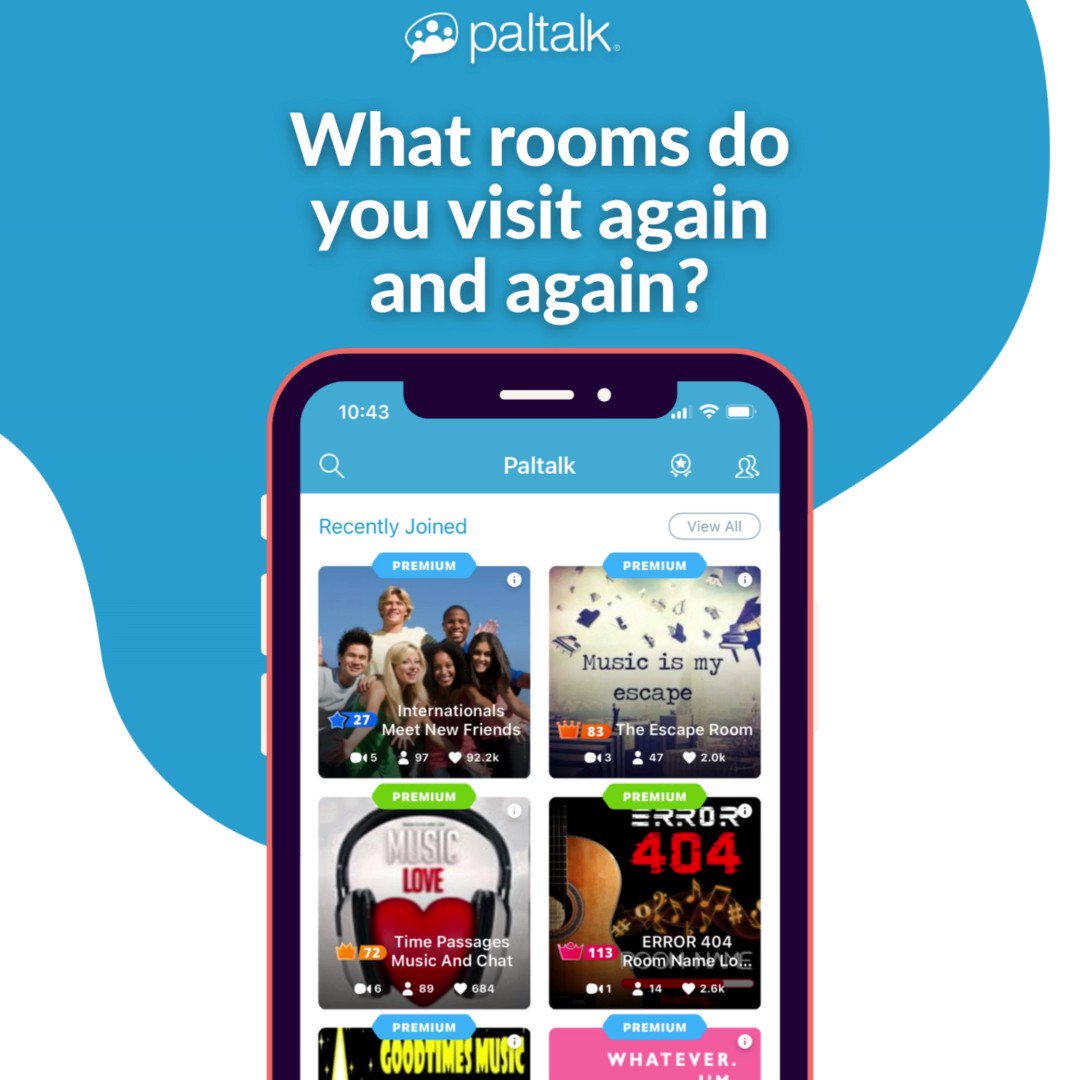 Paltalk Video Chat on Twitter: "Everyone has those Paltalk rooms that they just can't stay away ...