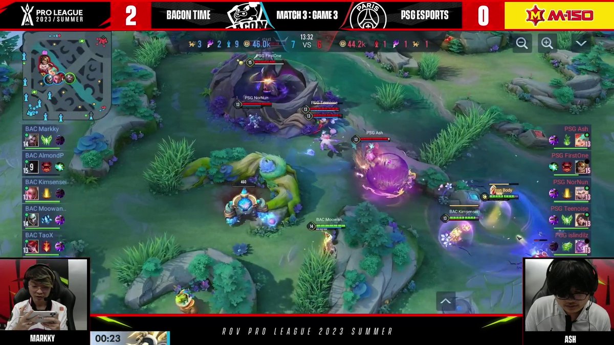 Garena RoV Thailand on Twitter: "ค้ำ 5 ทั้งวันก็ไหว! รวมช็อตเทพ 🐽BAC MarkKy ออฟเลนดีกรี 2 FMVP ...