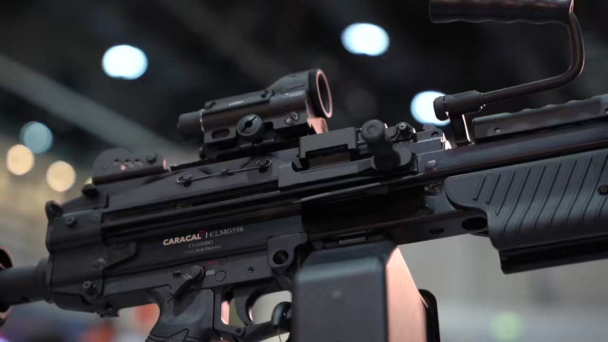 EDGE on Twitter: "#ايدج تكشف عن الرشاش الخفيف الجديد (CLMG 556) خلال معرض آيدكس 2023. #نمكن ...