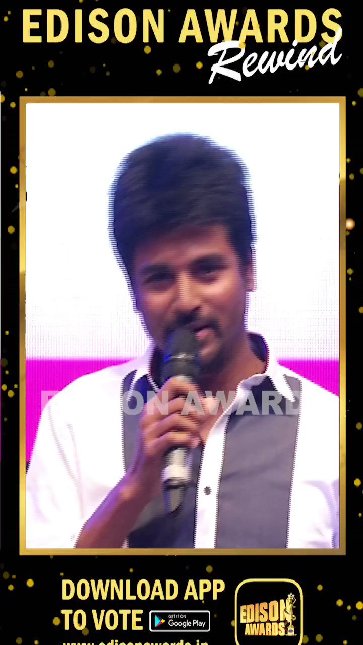 EDISON AWARDS on Twitter: "#EdisonAwardsRewind ⏮️ #Vedhika வை புகழ்ந்த @Siva_Kartikeyan Wishing ...
