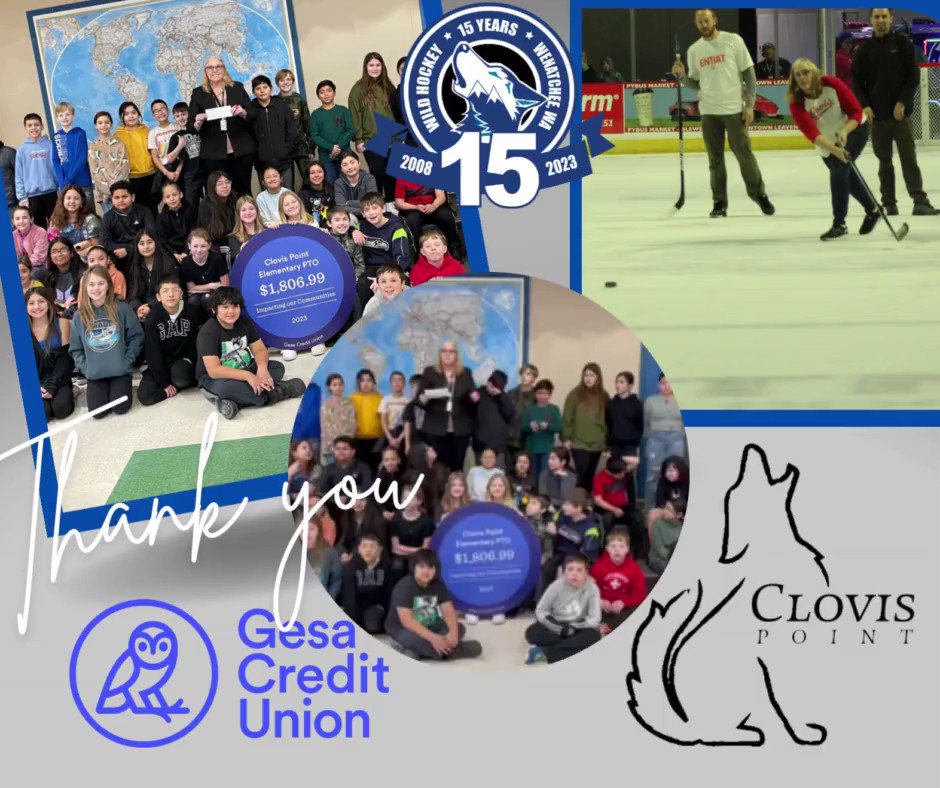 Wenatchee Wild on Twitter: "The Wenatchee Wild & @GesaCU thank Clovis Point Elementary school ...