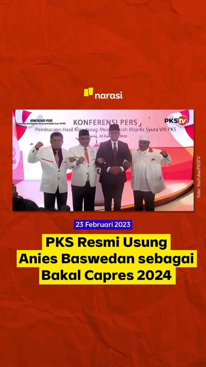 Narasi Newsroom On Twitter Partai Keadilan Sejahtera Pks Resmi