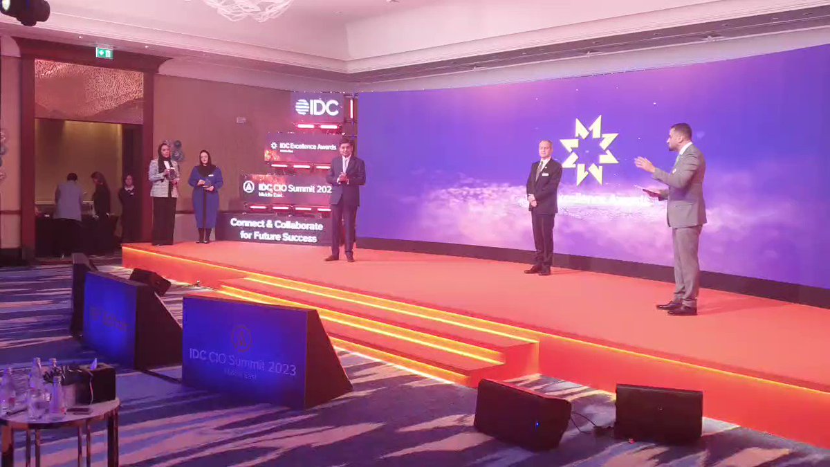 IDC | MEA on Twitter: "Absolutely Brilliant!! @IDC Excellence Awards Middle East #IDCMECIO ...