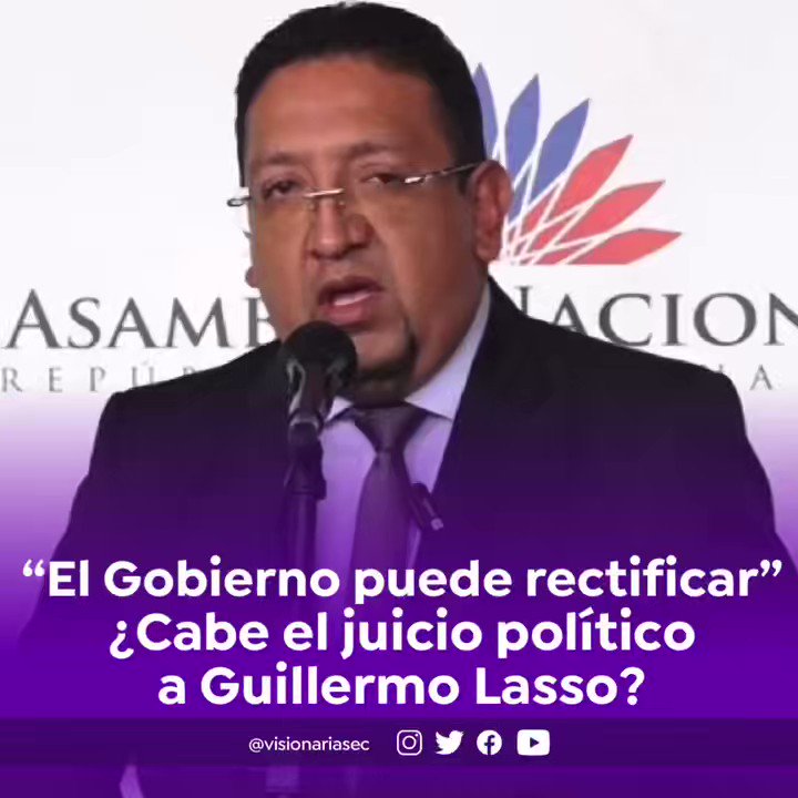 Visionarias on Twitter: "#ATENCIÓN | El juicio político al presidente @LassoGuillermo es una ...