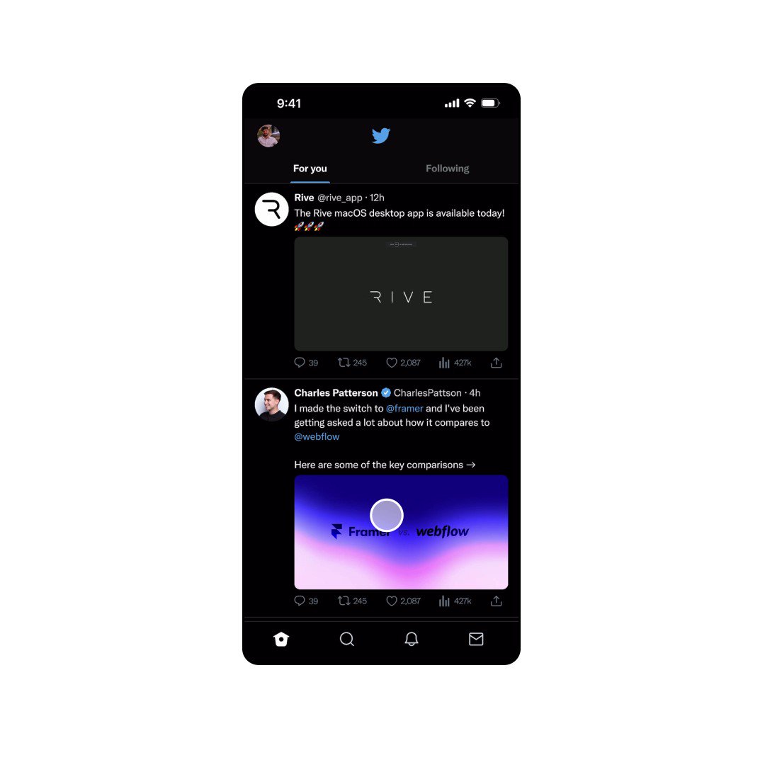 Manav Ladha on Twitter: "thought this animation would look cool @TwitterDesign Created on @figma ...