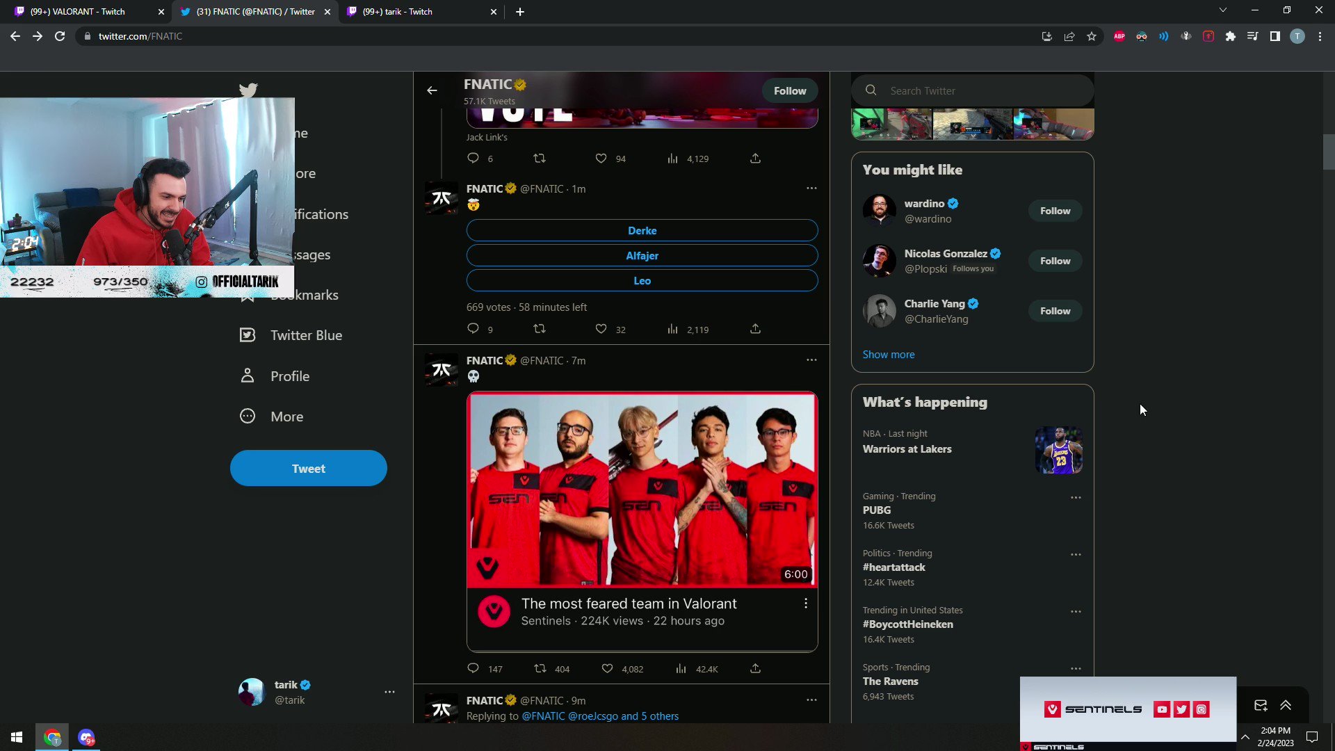 FNATIC Davard on Twitter: "lmfao sorry @tarik 💀 https://t.co/XznDLWd2Jz" / Twitter