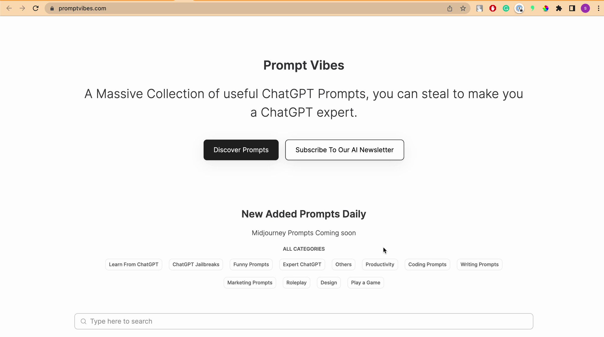 AI With Vibes on Twitter: &quot;Launching PromptVibes A Massive Collection ...
