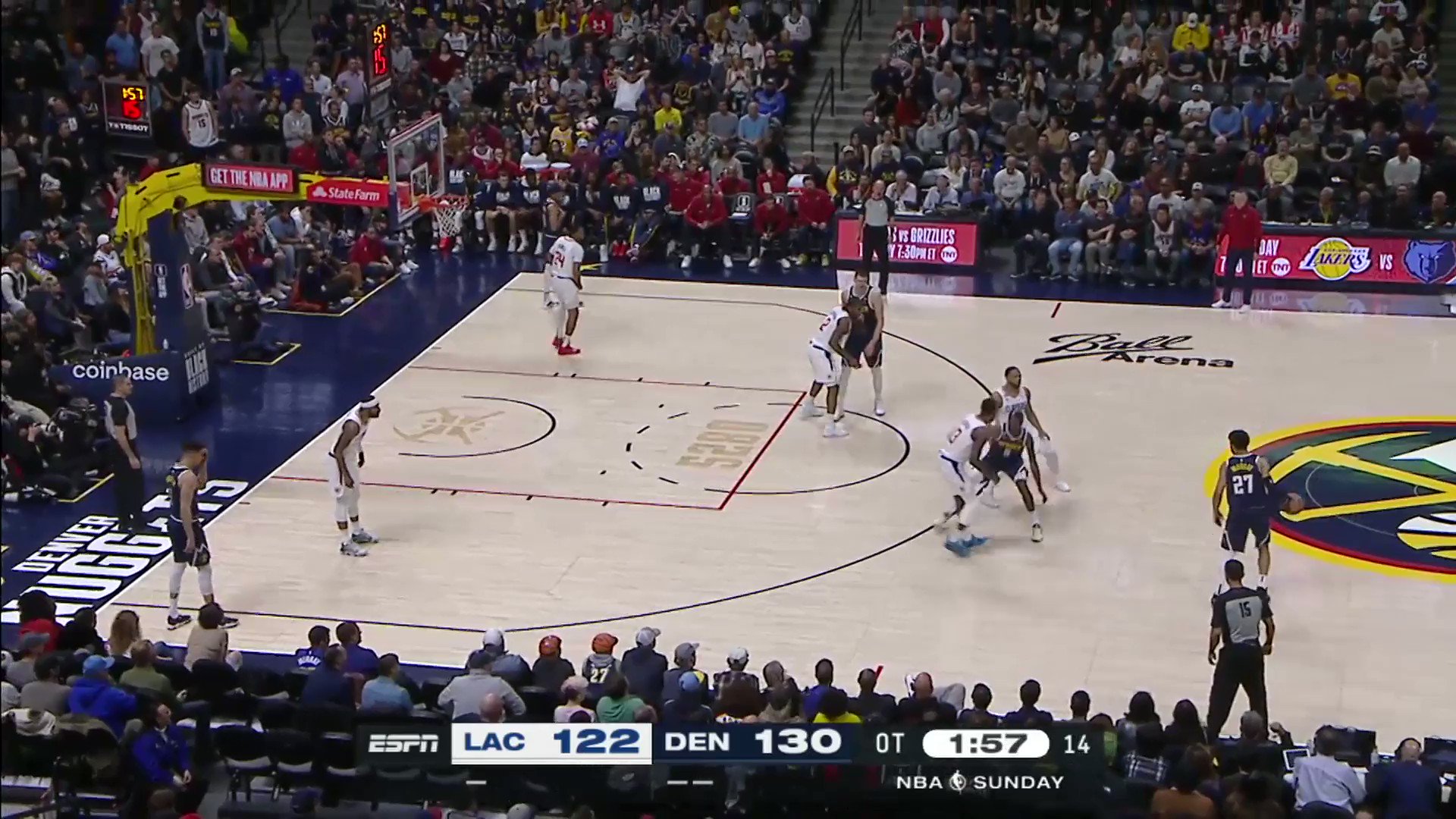 NBA on Twitter: "40 PTS for Jokic 🃏 @nuggets lead late in overtime on ESPN! https://t.co ...