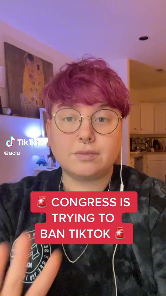 Aclu On Twitter A Ban On Tiktok Would Violate The First Amendment