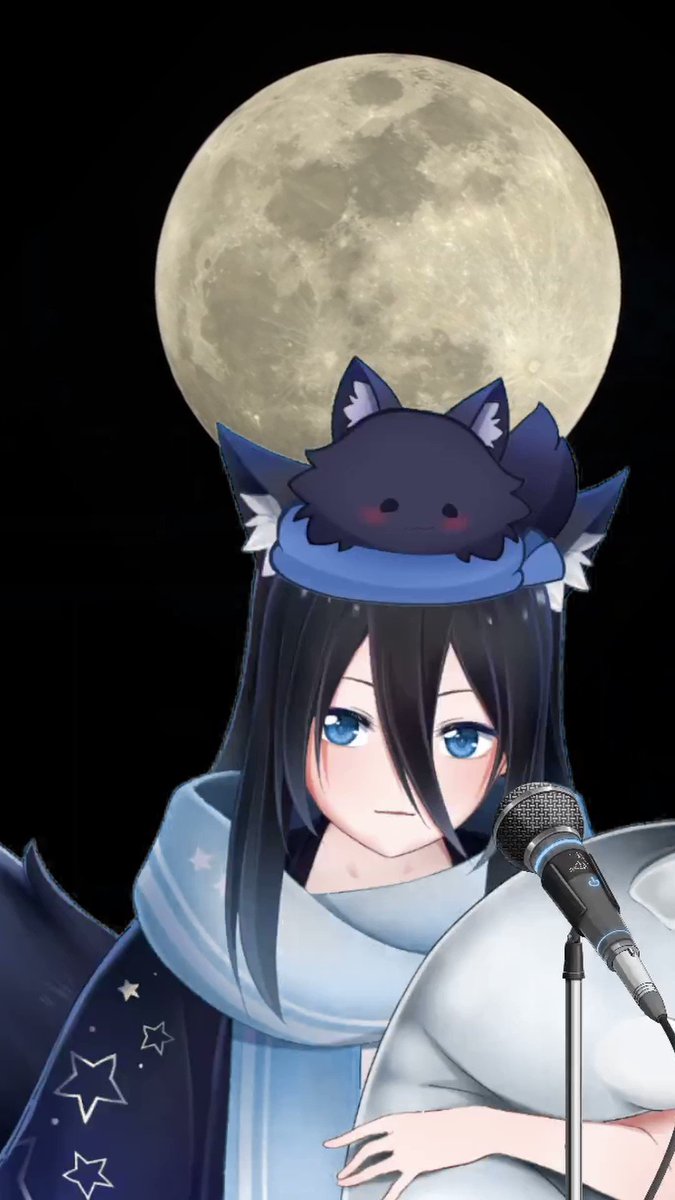 黑翼冰嵐 Vtuber On Twitter 月亮代表我的心🥰