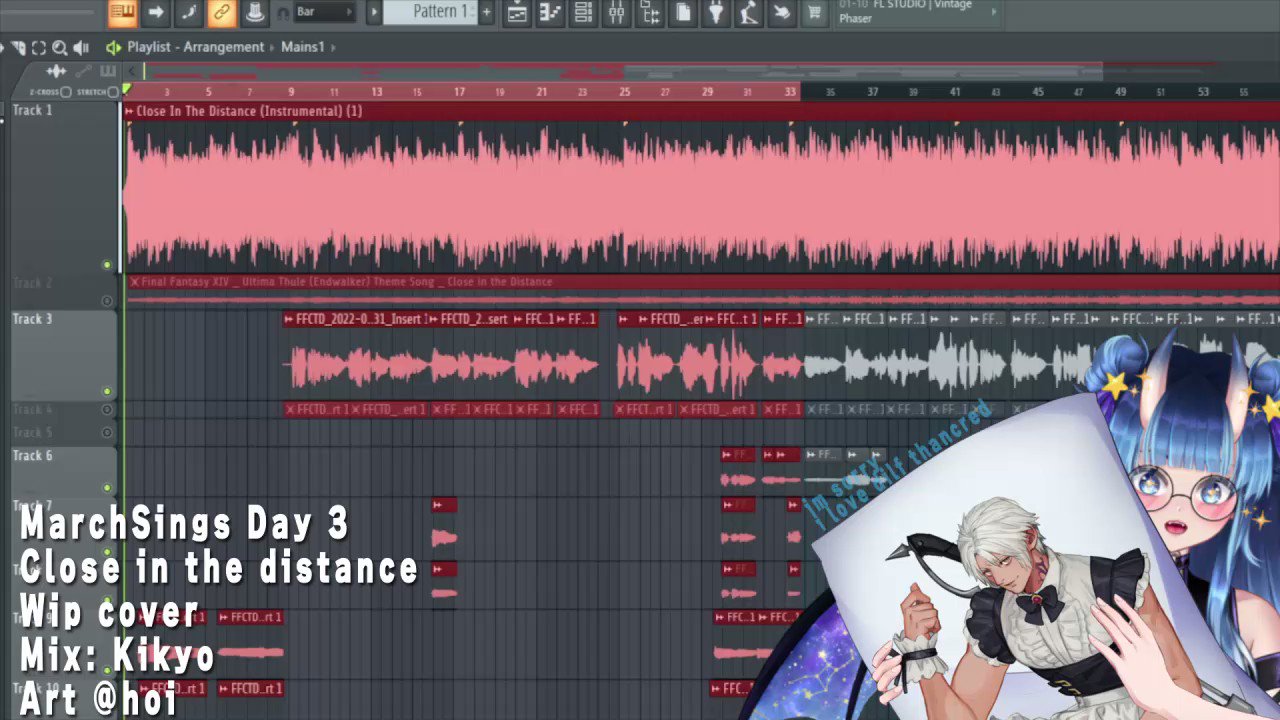 Akaru|👹💫|Comms Open on Twitter: "Day 3 - Close in the distance (FFXIV) This is actually a wip ...