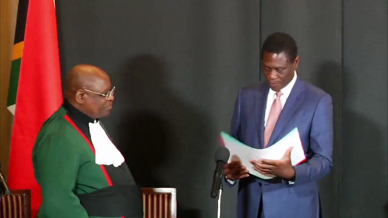 South African Government on Twitter: "[Watch] Deputy President designate Mr Paul Shipokosa ...