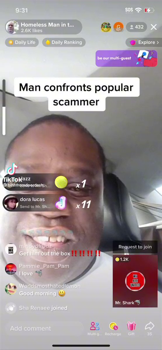 Sharika Soal on Twitter: "Tiktok Scammer gets brutally exposed on live"