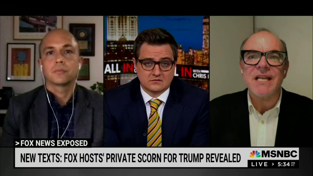 Aaron Rupar on Twitter: "Here's part of @joshtpm's commentary on Fox News and Dominion's lawsuit ...