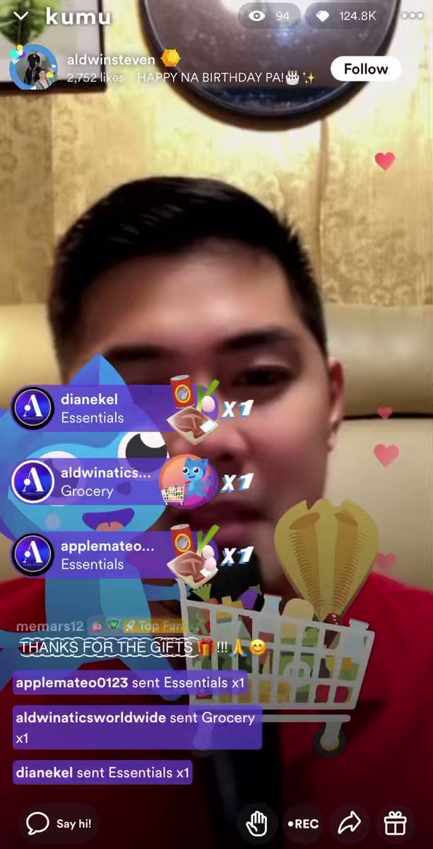 Kumu - Pinoy Live Streaming App on Twitter: "Birthday Salubong ni @aldwinsteven10. Nandito ka na ...