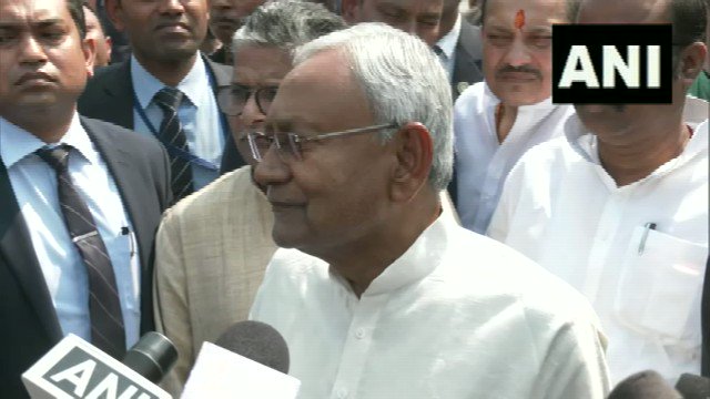 ANI on Twitter: "#WATCH | Patna: Bihar CM Nitish Kumar speaks on Central agencies' raids on ...
