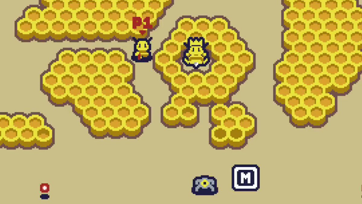 FeatureKreep on Twitter: "A bee-autiful little co-op game I never finished 🐝 #gamedev # ...