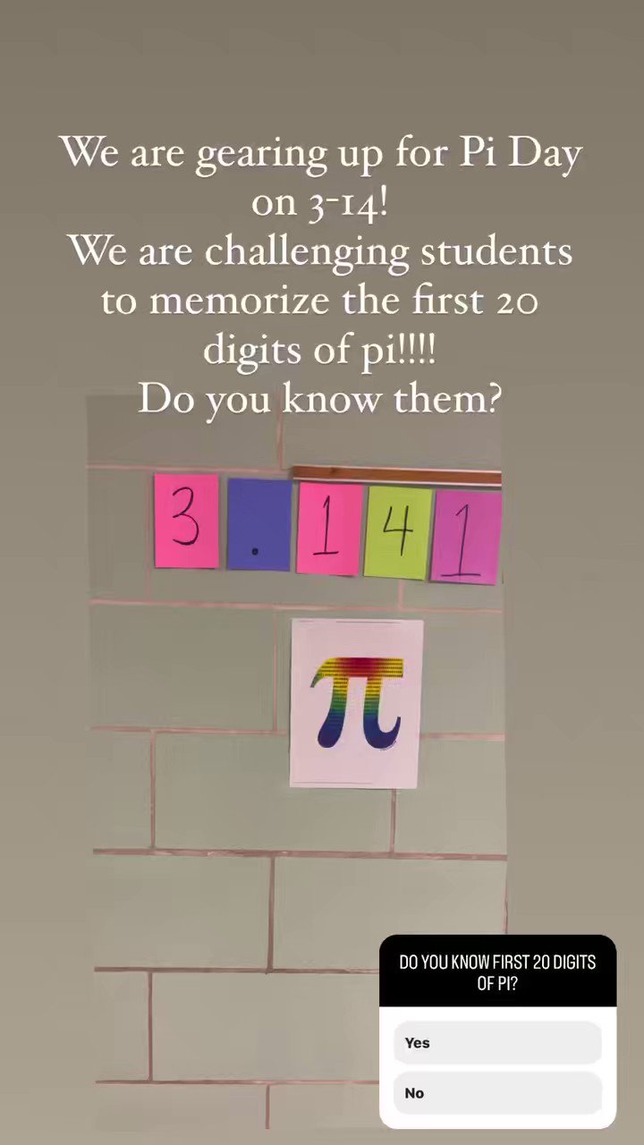 First 20 Digits Of Pi Numbers