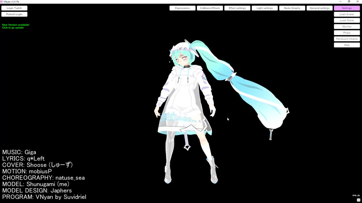 Shin MMD/3D 🦊 Comms Open on Twitter: "I made the whole physics to my Miku's vsf avatar using ...