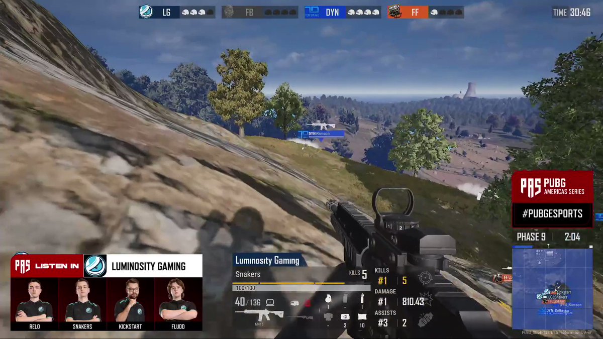 PUBG Esports on Twitter: "Dynamic takes today's first Chicken Dinner 🍗 at Erangel with 9 kills ...