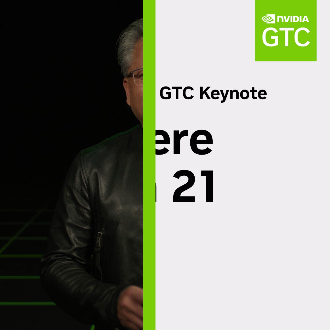 NVIDIA GTC on Twitter: "NVIDIA CEO Jensen Huang's keynote is a must-see for anyone who wants to ...