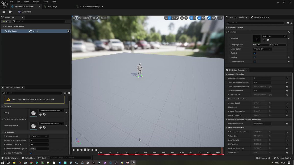 Inu Games on Twitter: "Motion matching in #ue5-main comes with pre-configured db schema, so you ...