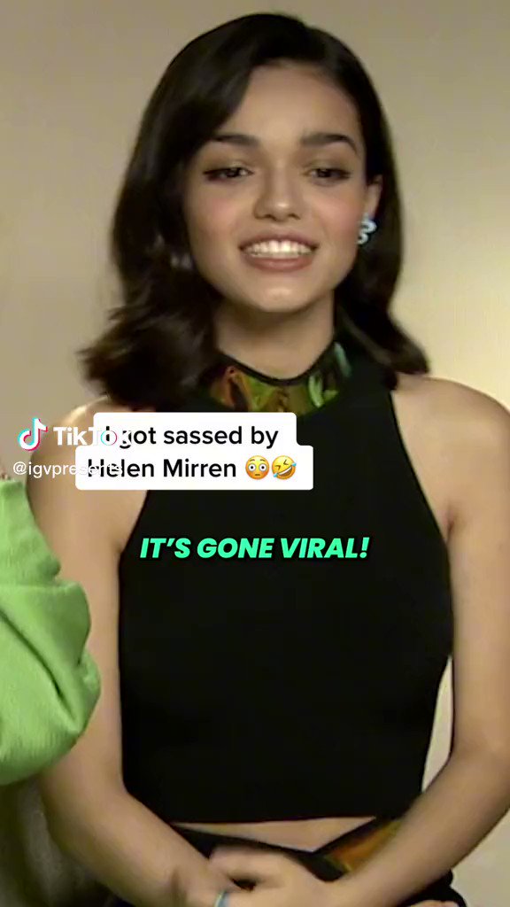 rachel zegler (she/her/hers) on Twitter: "RT @SimonHarknesstv: I got sassed by Helen Mirren and ...