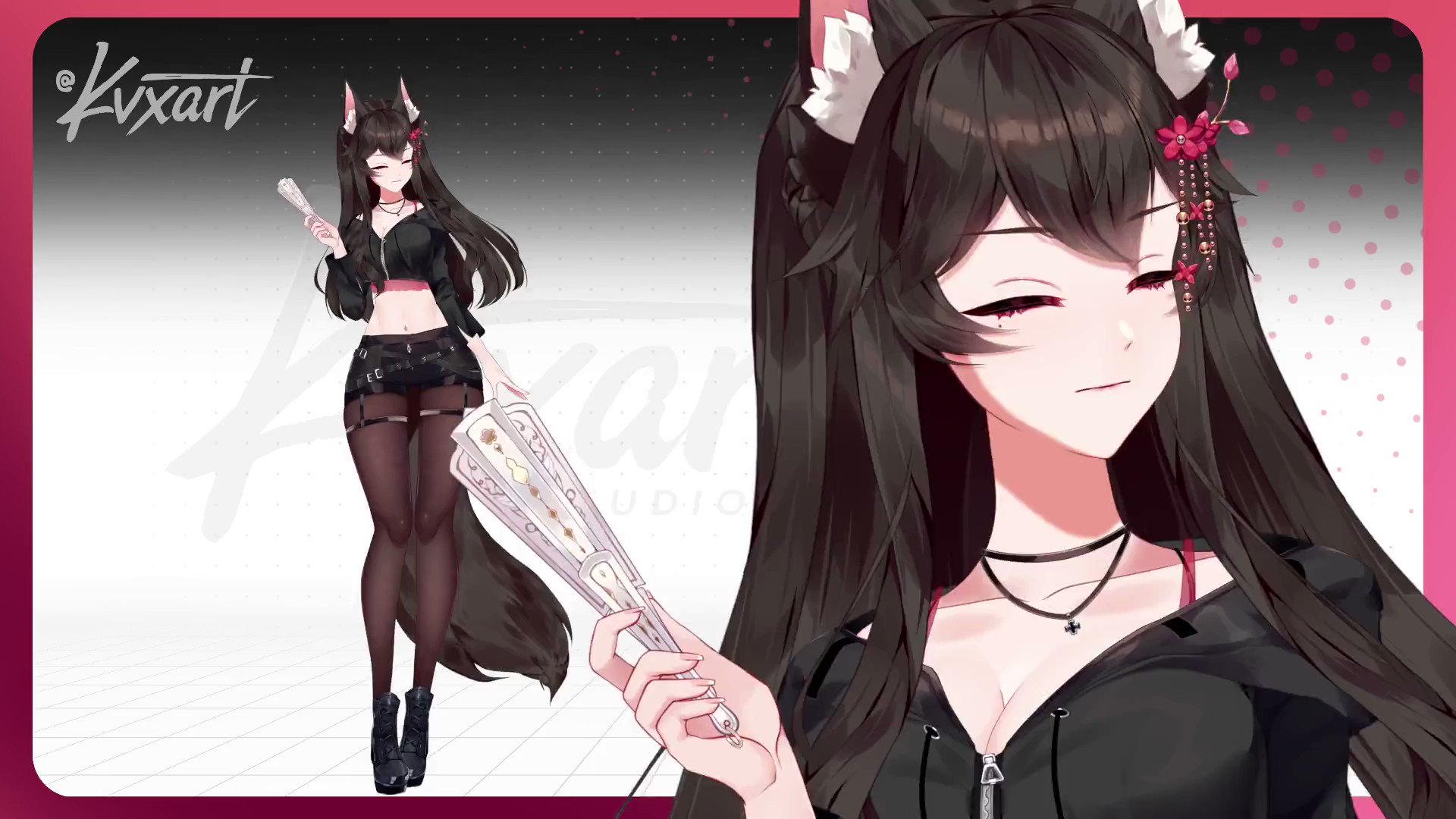 KevinX Live2D I Kvxart Studio on Twitter: "Vtuber showcase! Foxgirl Niphae @Niphaevt ! Many ...
