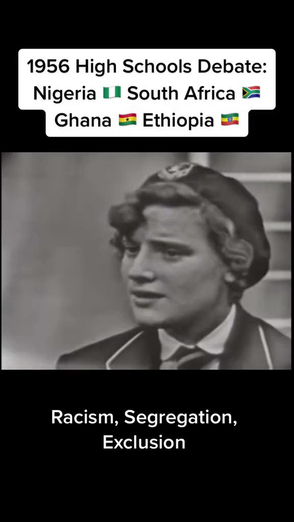 Africa Facts Zone on Twitter: "1956 High School debate between Nigerian ...