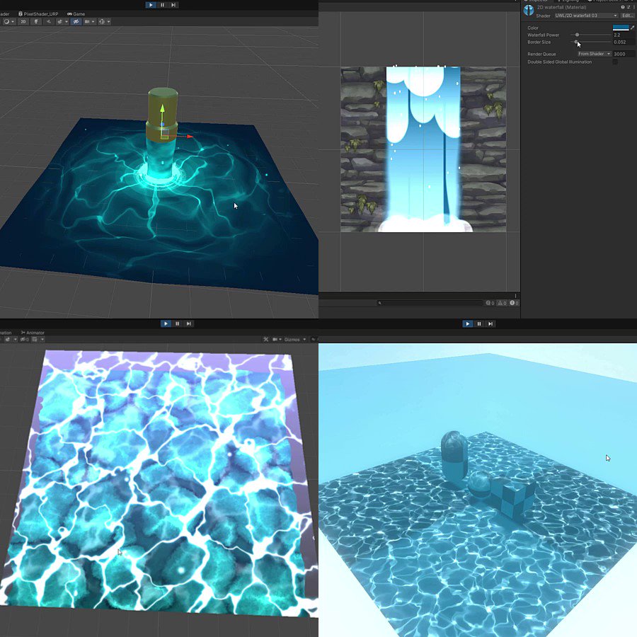 The Unity Shaders Bible On Twitter Rt Indieeveryone Showcase Of All Ushadersbibles Water