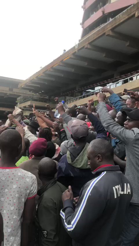 Abuga Makori EGH, MBE on Twitter: "Nairobi Senator Edwin Sifuna with Azimio supporters at KICC ...