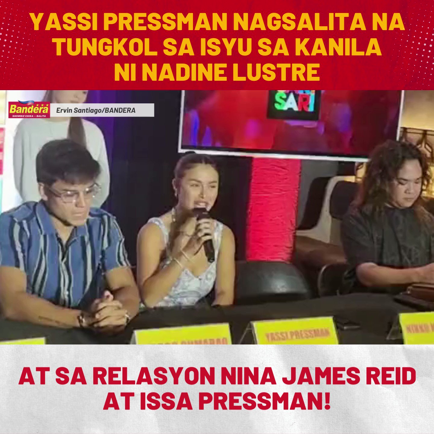 Bandera on Twitter: "PANOORIN: Yassi Pressman (@Yassizzle) nagsalita na tungkol sa isyu sa ...