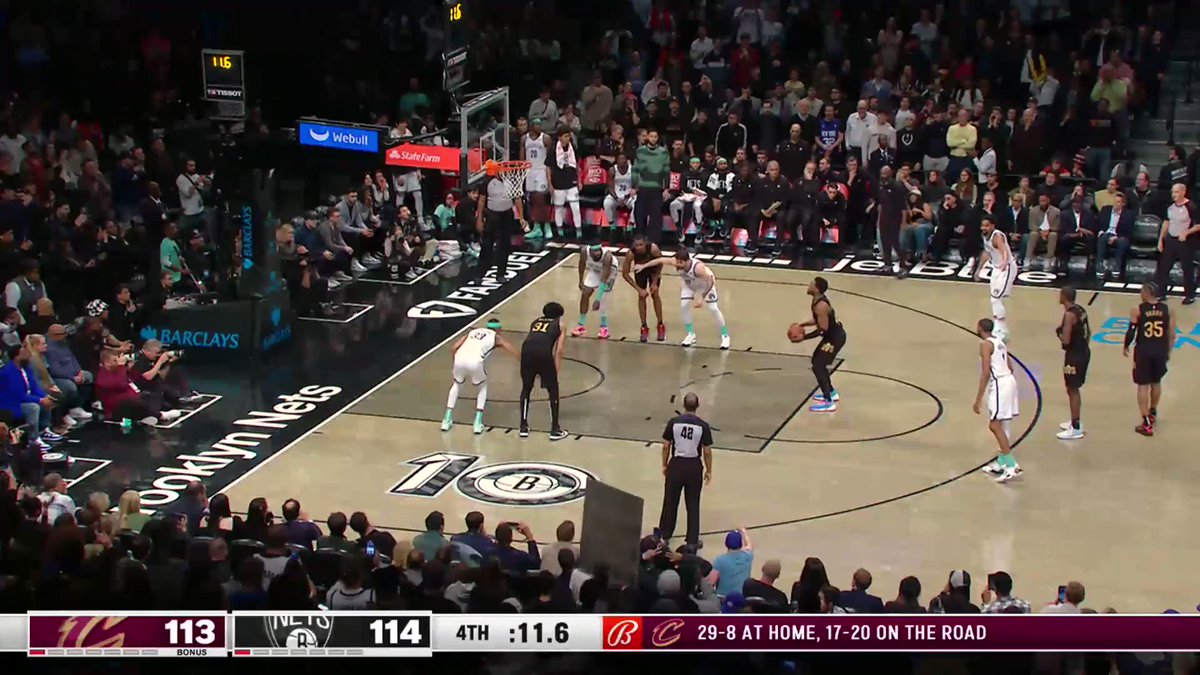 Cavaliers at Nets / Twitter