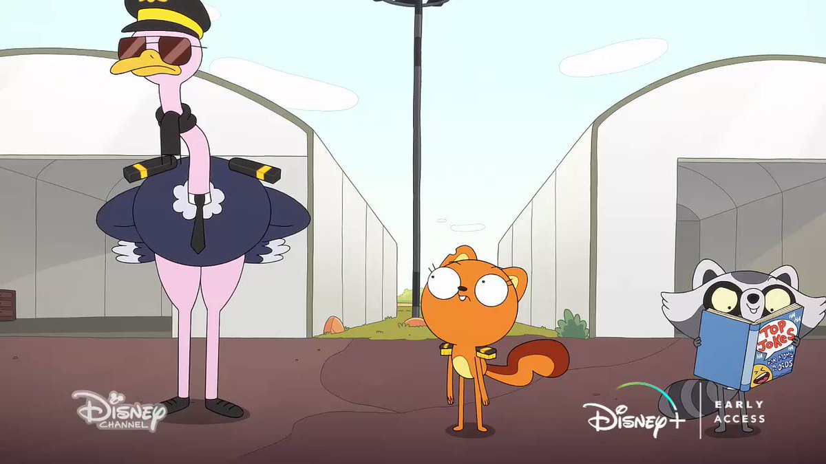 Disney TV Animation News on Twitter: "Kiff joins pilot school to appear grown up to Beryl and ...