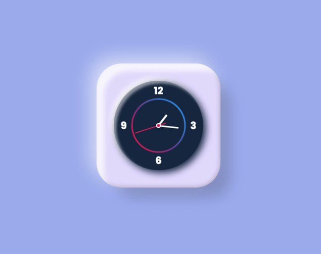 Amit Rai On Twitter Created This Animated Clock Using Html Css And Javascript Hows It Source
