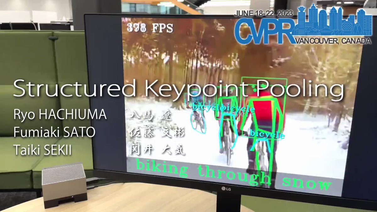 Taiki SEKII on Twitter: "Our CVPR'23 paper is now online. 1,900FPS action recognition with the ...