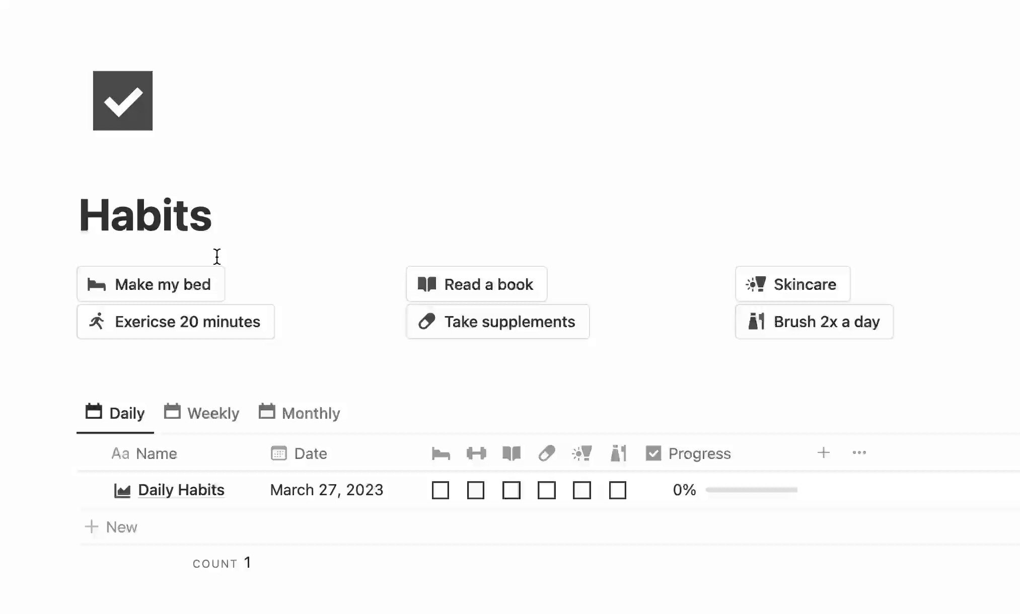 Easlo on Twitter: "Notion Tip: How to use Buttons (5 ways)" / Twitter