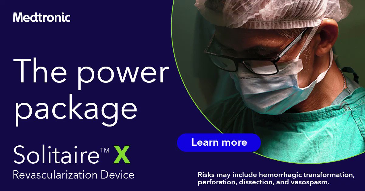 Medtronic Neurovascular on Twitter: "Navigate tortuous anatomy with the Solitaire™ X device--the ...